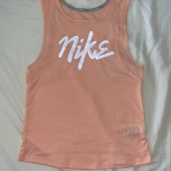 Nike | Tops | Nike Running Peach Tank Top | Poshmark